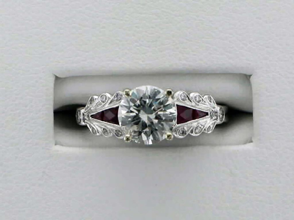 Diamond and Ruby Ring | John Wallick Jewelers, Sun City, AZ