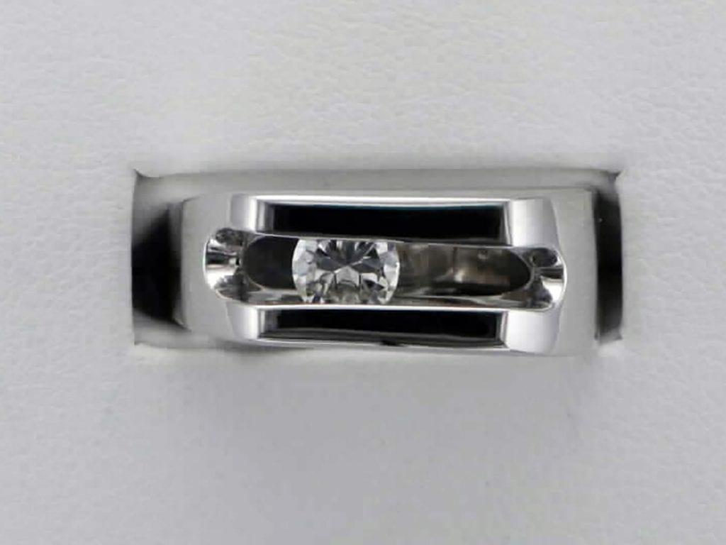 Diamond Slider Custom Ring | John Wallick Jewelers, Sun City AZ